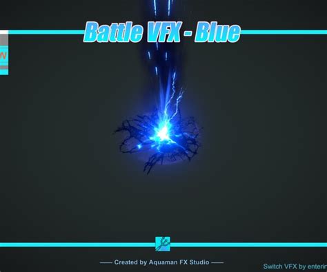 Artstation Battle Vfx Blue Game Assets