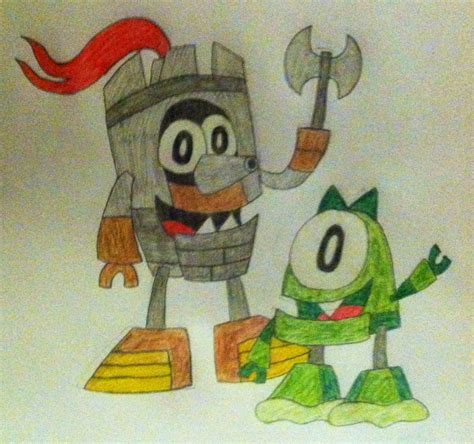 Mixels Camillot And Booger By Princess Josie Riki On Deviantart