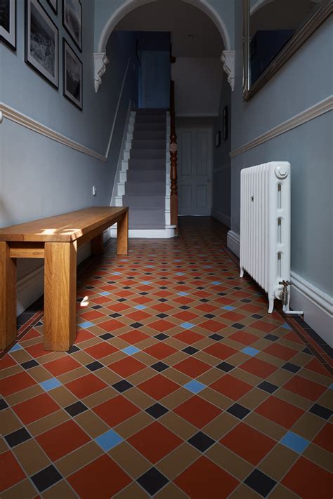 Edwardian Patterned Floor Tiles Grosvenor Victorian Style Pattern