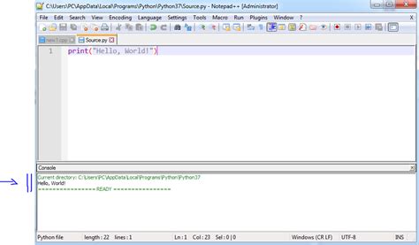 Script For Running C Inside Notepad Without Extra White Line