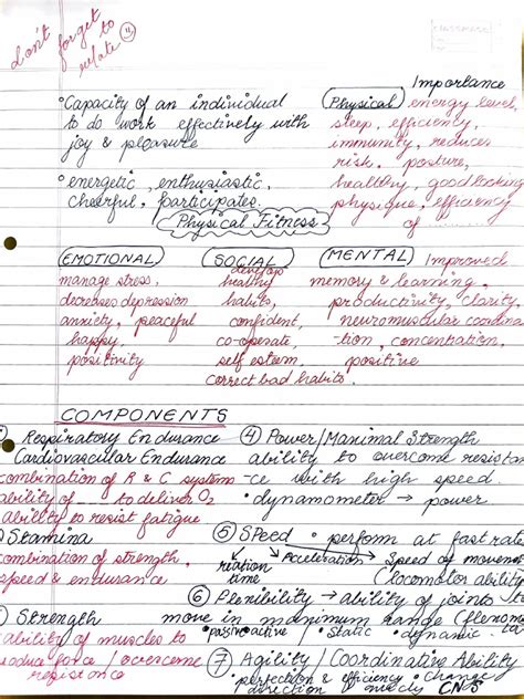 Pe Notes Icse 10 Pdf