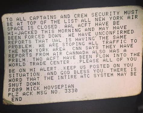 Joseph Sigmon On Linkedin This Acars Message Sent By An Aa Dispatcher