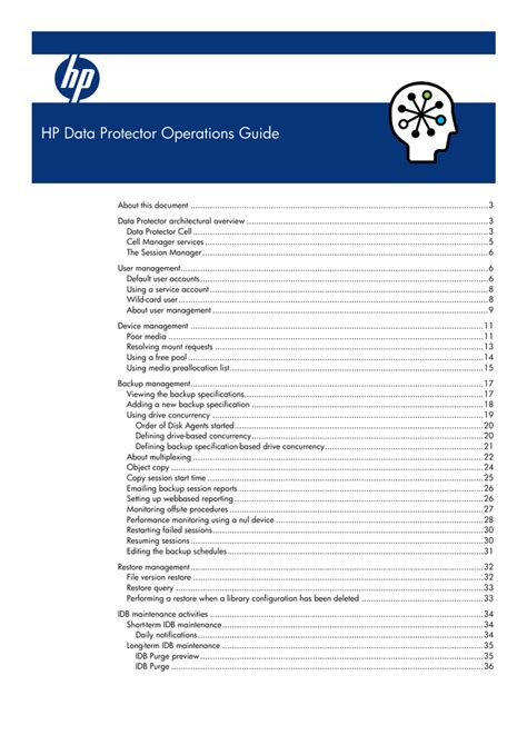 HP Data Protector Operations Guide Manualzz