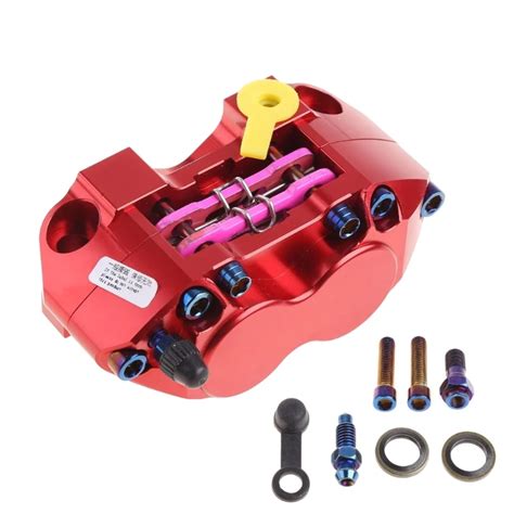 37ma Rpm 오토바이 브레이크 캘리퍼 4 피스톤 200mm 220mm 디스크 브레이크 캘리퍼 범용 Aliexpress