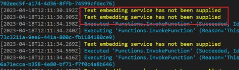 Text Embedding Service Has Not Been Supplied Github Repos Q A Lab Issue Microsoft