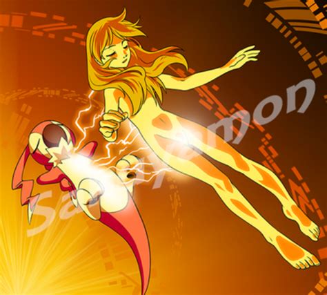 Sakuyamon Deviantart Digimon Digimon Tamers Original 1girl Alternate Universe Barefoot