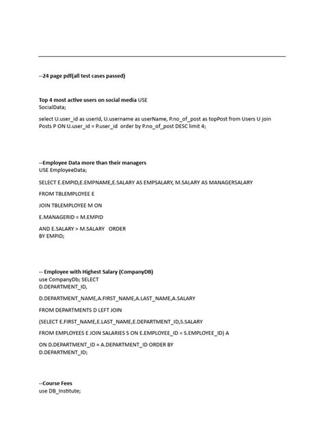 Sql Queries Pdf Sql Computing