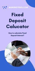 Fixed Deposit Calculator Banking Tides