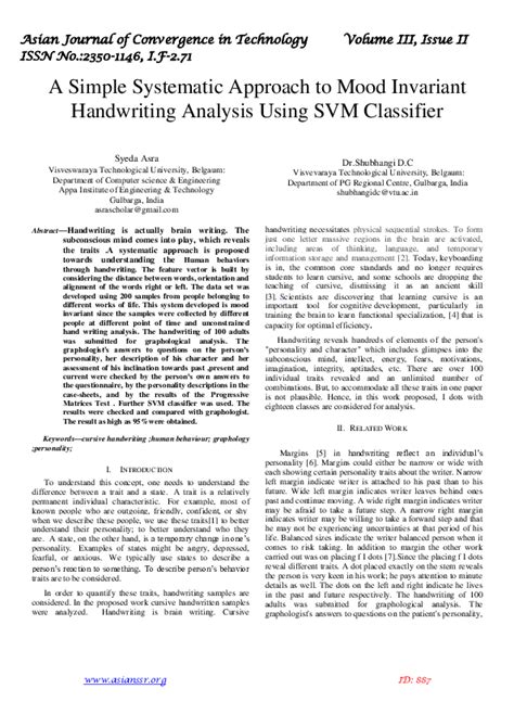 pdf a simple systematic approach to mood invariant handwriting