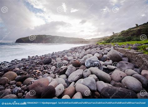 Valugan Boulder Beach Batanes Philippines Stock Image Image Of