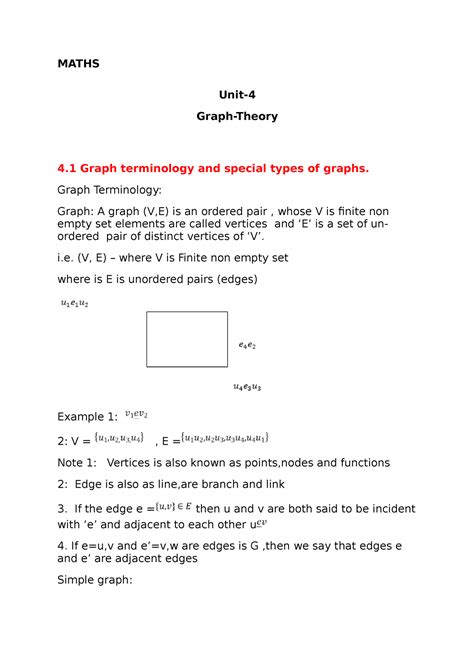 Sppu Pattern 2019 Discrete Mathematics Unit 4 Maths Unit Graph