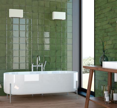 Vintage Blue Square Wall Tiles 300mm X 75mm