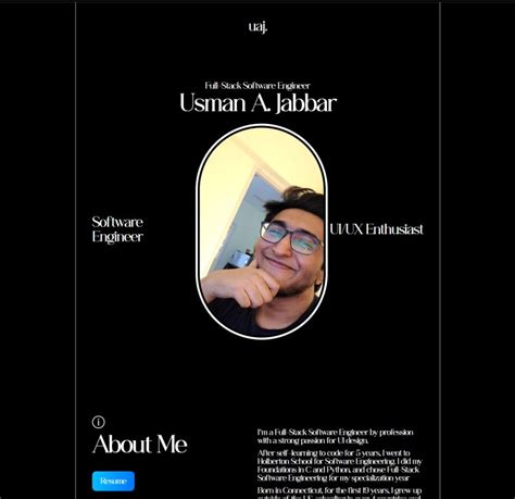 Usman Abdul Jabbar Shaikh On Linkedin Hey Everyone I Just Rebuilt My Personal Website