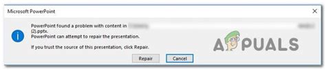 Fix PowerPoint Found A Problem With Content