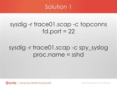 Intro To Sysdig In Minutes PDF