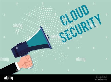 Handwriting Text Writing Cloud Security Concept Meaning Protect The