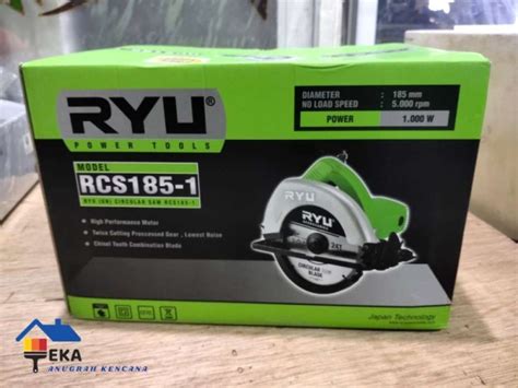 Promo Mesin Circular Saw Cirgular Saw Ryu Gergaji Potong Kayu Rcs 185