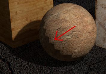 Materials Pixelated Shadow Appearing In Cycles When Using Bump In Node Editor Blender Stack