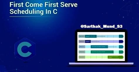 Implement Fcfsfirst Come First Served Scheduling In C 👑 सार्थक मुंड