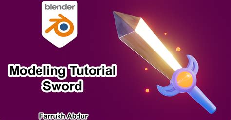 Artstation Easy Sword Tutorial Blender