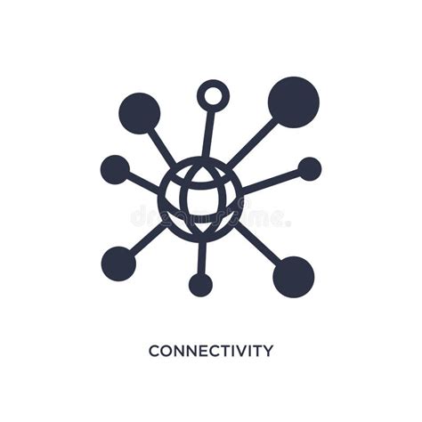 Connectivity Icon On White Background Simple Element Illustration From