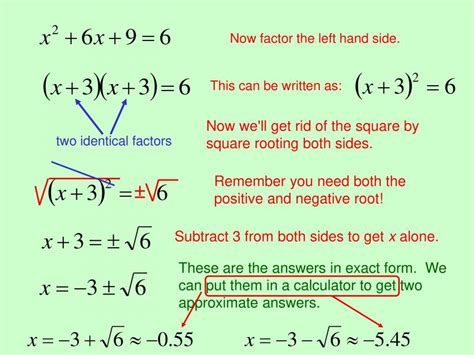 Quadratic Equation Powerpoint Slides Learnpick India
