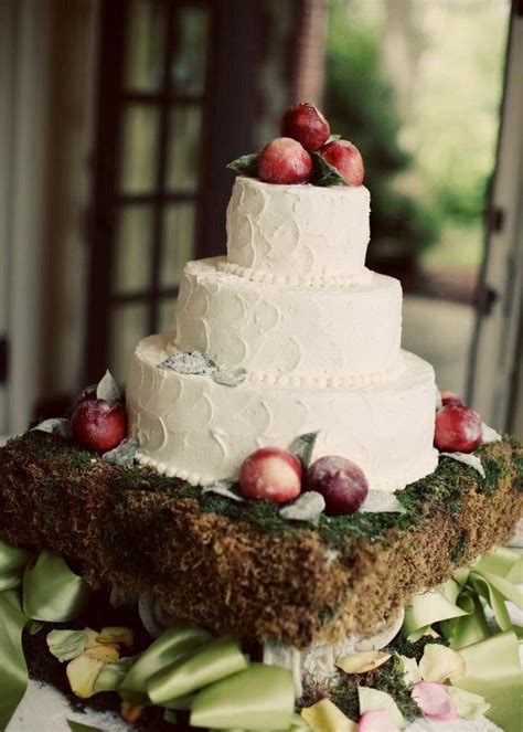 Peach Wedding Cake By Cakes By Susan Worley Lagrange Georgia Apple