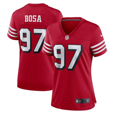 Nick Bosa San Francisco 49ers Womens Alternate Game Jersey Scarlet