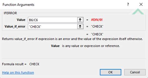 Excel Iferror Function Excel Vba