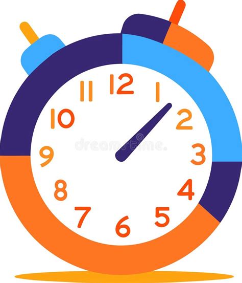 Stopwatch Or Alarm Clock In Ux Ui Flat Style Stock Vector Illustration Of Stopwatch Digital