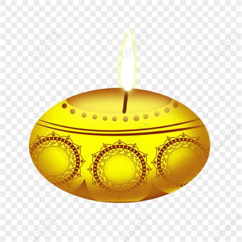 노란 꽃 일러스트 바퀴를 가진 불타는 기름 램프조명선명한 Png 일러스트 무료 다운로드 Lovepik