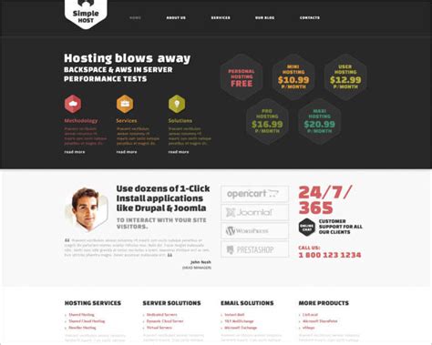 15 Cheap Hosting Joomla Templates Free Download