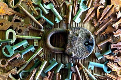 Old Rusty Locks Stock Photo By NinaMalyna 6684754