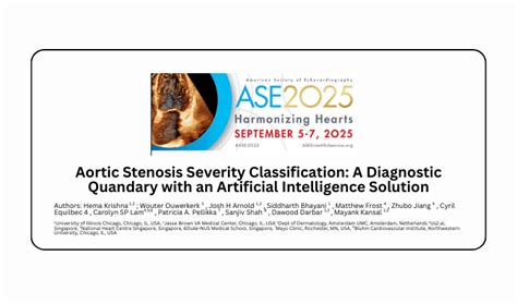 Aortic Stenosis Detection And Classification With An Ai Echo Solution Us2ai