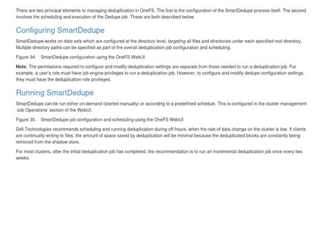 smartdedupe management dell powerscale onefs data reduction and