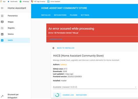 Impossible To Update HACS Errno Permission Denied Py Issue Hacs