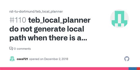 teb local planner do not generate local path when there is a obstacles