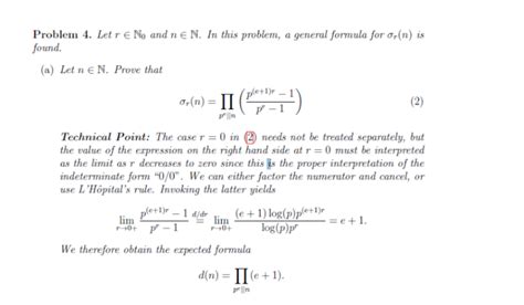 Solved Problem Let R E No And N Found N In This Chegg