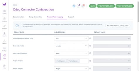 Odoo Store Akeneo Connector PIM Integration Extension