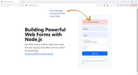 Build Powerful Web Form With Nodejs Step By Step Guide Zeenom