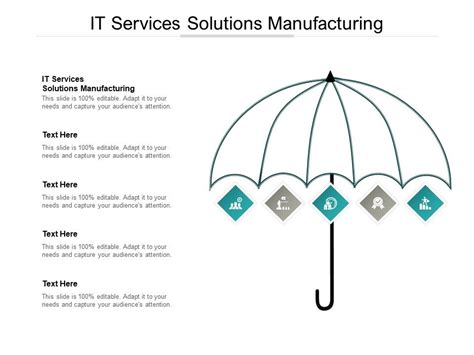 It Services Solutions Manufacturing Ppt Powerpoint Presentation Infographics Elements Cpb Pdf