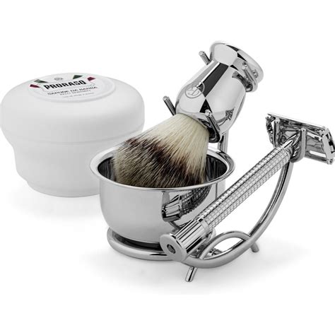 Trendhim Комплект за бръснене със синтетична четка и сапун за чувствителна кожа Glami Bg