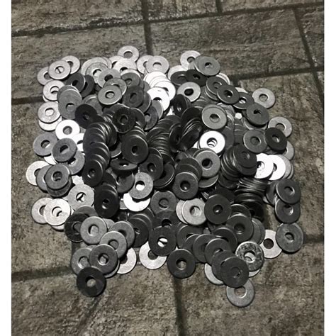Flat Washer Spacer Galvanised Per Kilo M6 M8 M10 M12 M14 M25 6205 Shopee Philippines