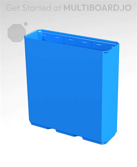 3x1x3 Simple Walls Multibin Shell 3d Model By Multiboard On Thangs