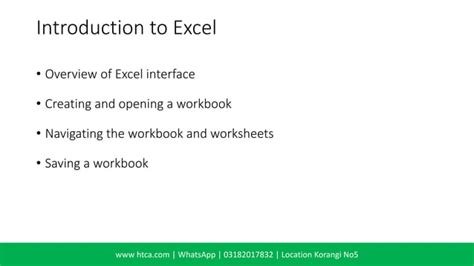 basic excel course pptx computer software and applications computing