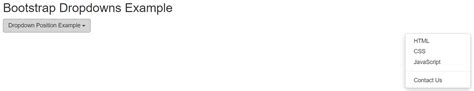 Bootstrap Dropdowns W Babes