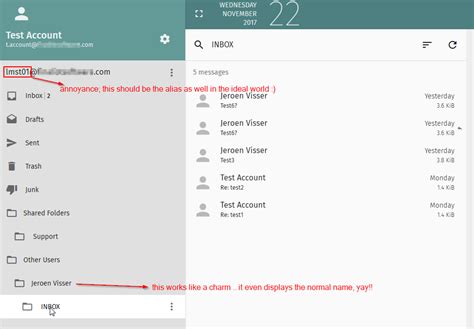 bug user shared mailboxes shared through sogo not working for imap