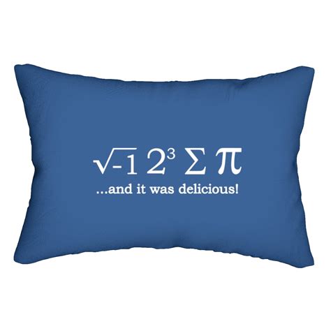 I 8 Sum Pi Funny Math Lumbar Pillows Sold By Malissa Congestion Sku