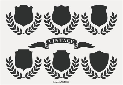 Vintage Crest Vector Art Icons And Graphics For Free Download