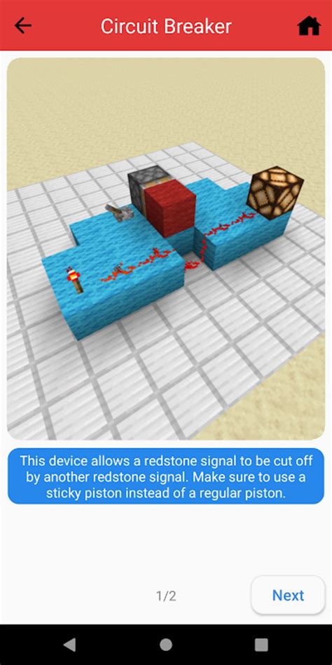 Redstone Guide With Build Tutorials Apk для Android — Скачать